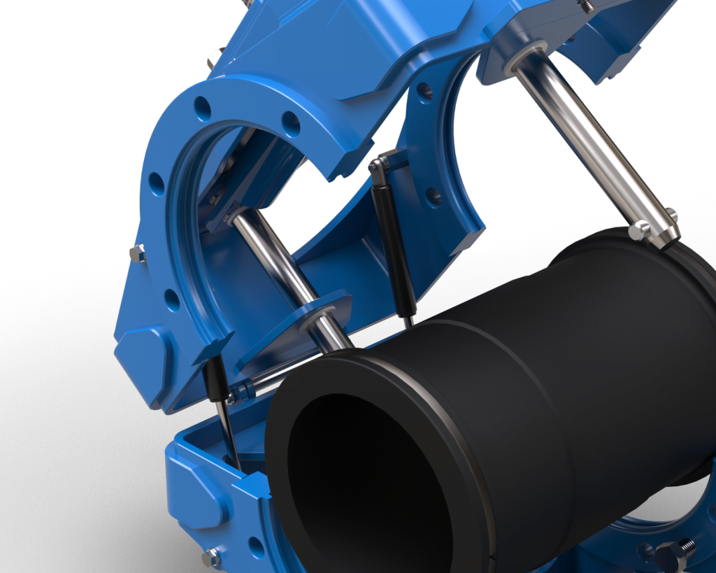 Pinch valve – open frame, general applications (OFGAW) - Oxo Valve