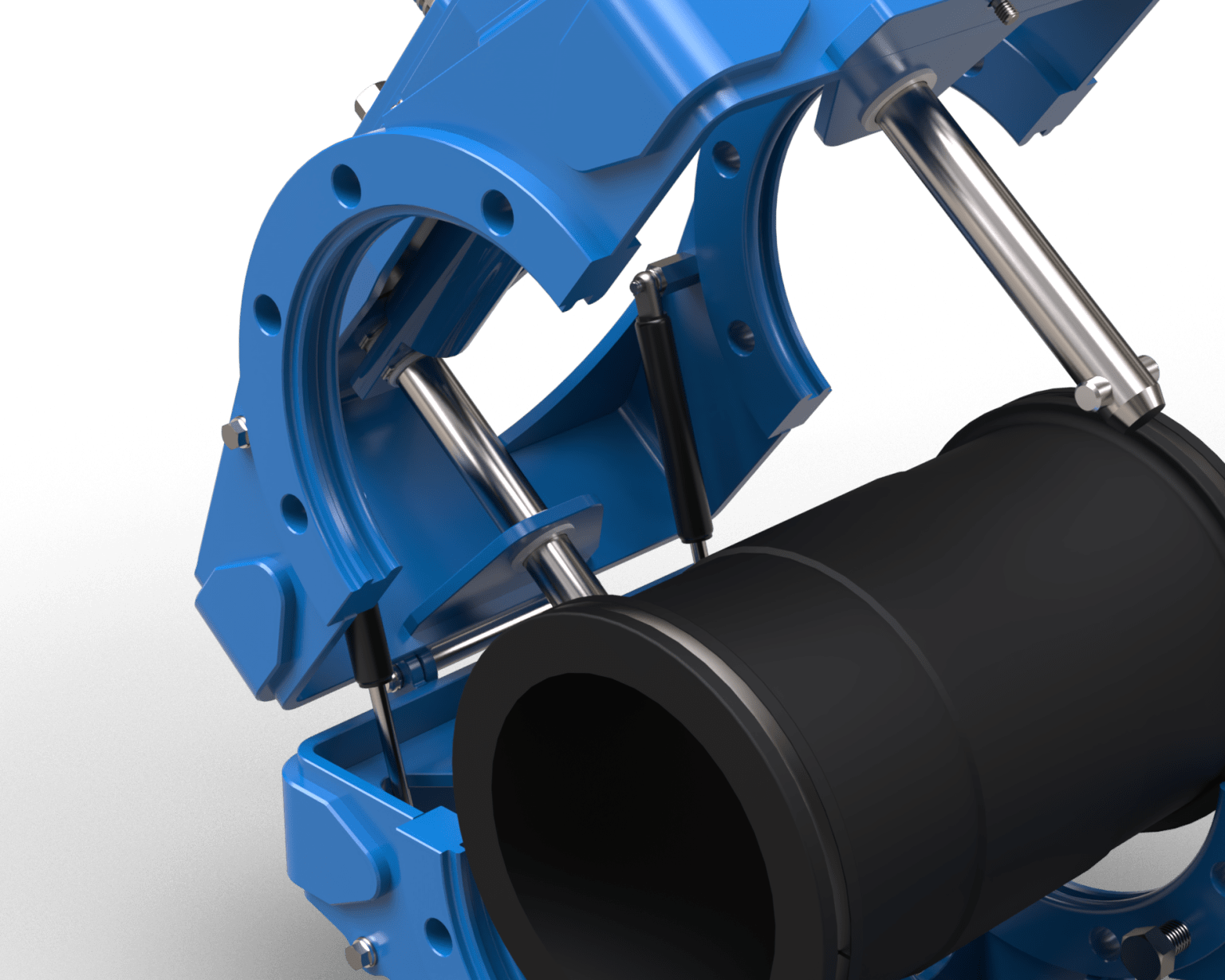 Pinch valve – open frame, general applications (OFGAW) - Oxo Valve