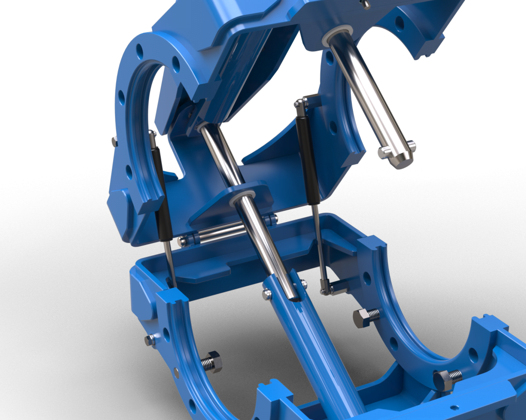 Pinch valve – open frame, general applications (OFGAW) - Oxo Valve