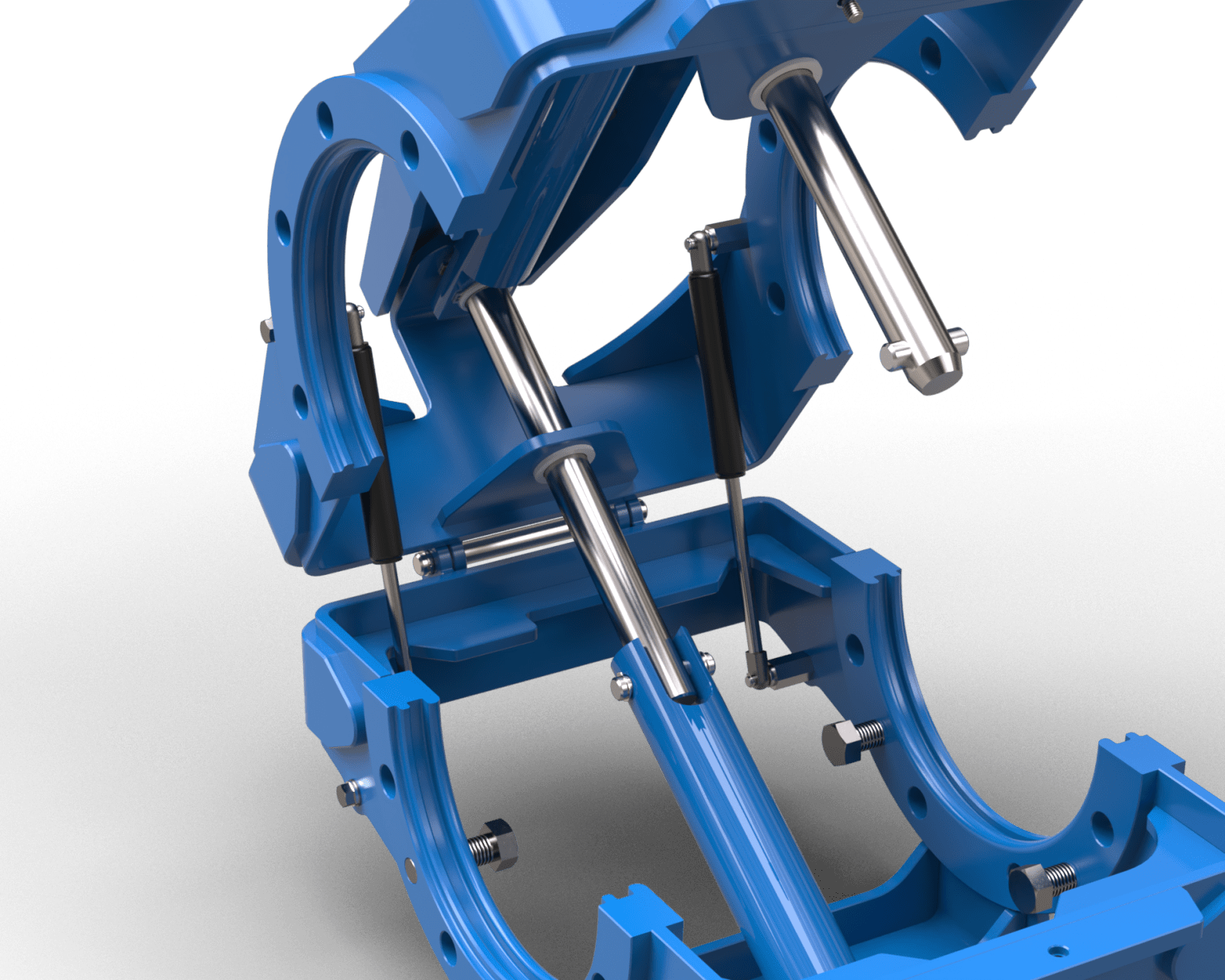 Pinch valve – open frame, general applications (OFGA-W) - Oxo Valve