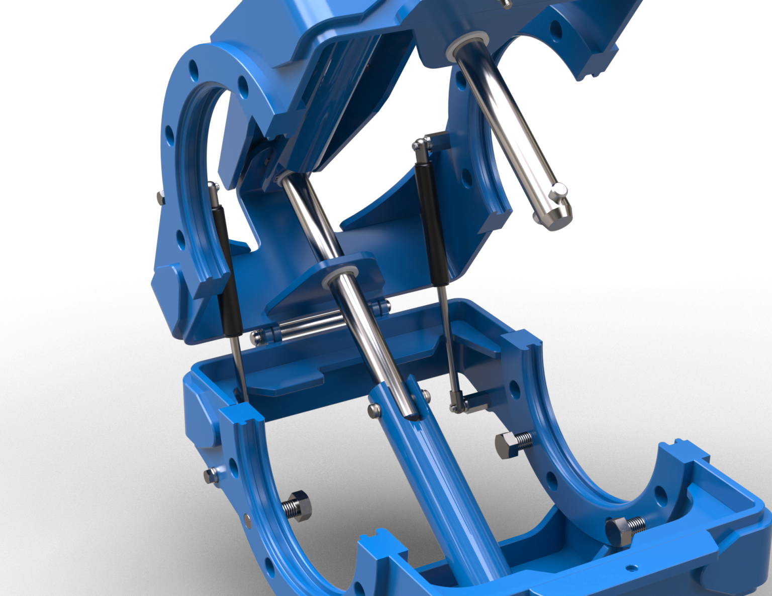 Pinch valve – open frame, general applications (OFGAW) - Oxo Valve