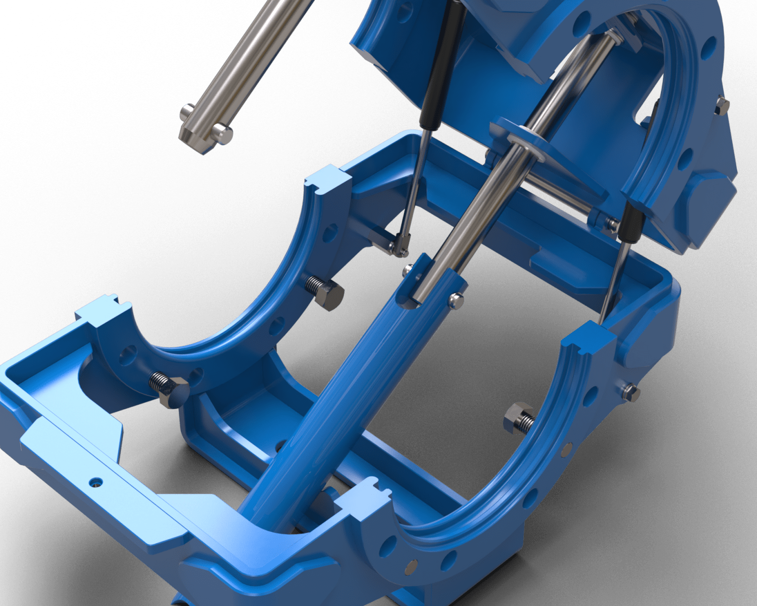 Pinch valve – open frame, general applications (OFGAW) - Oxo Valve